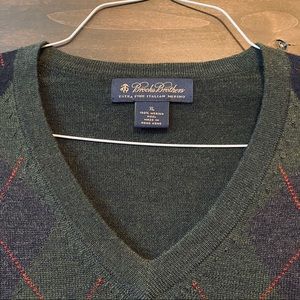 Brooks Brothers | Sweaters | Brooks Brothers Merino Wool V Neck Sweater ...